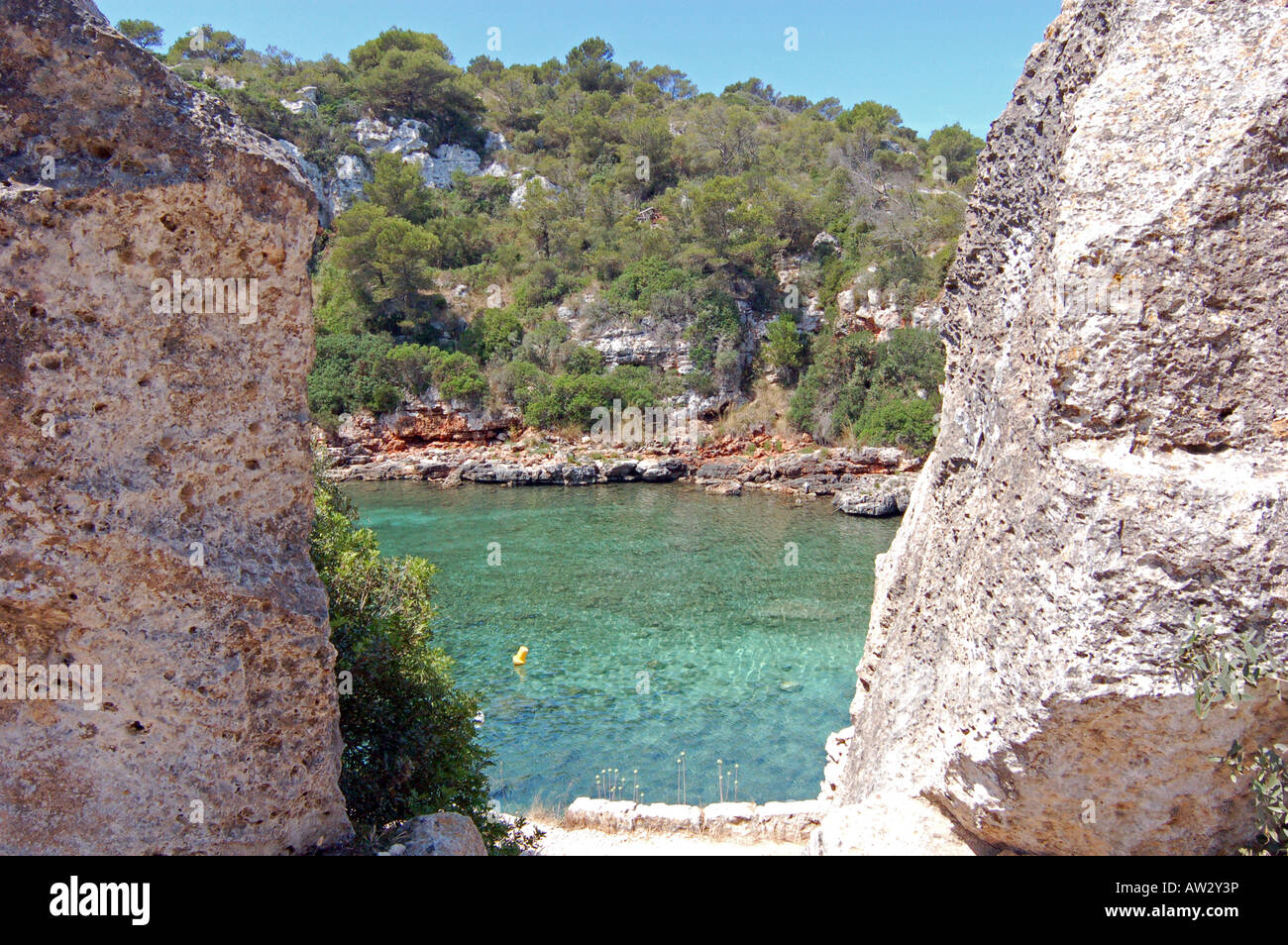 Calas coves Menorca Stock Photo - Alamy