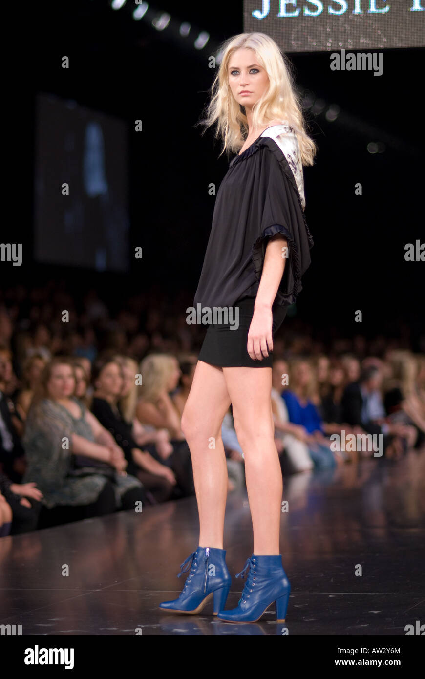 Jessie Hill, Runway 5, LMFF 2008 Stock Photo - Alamy
