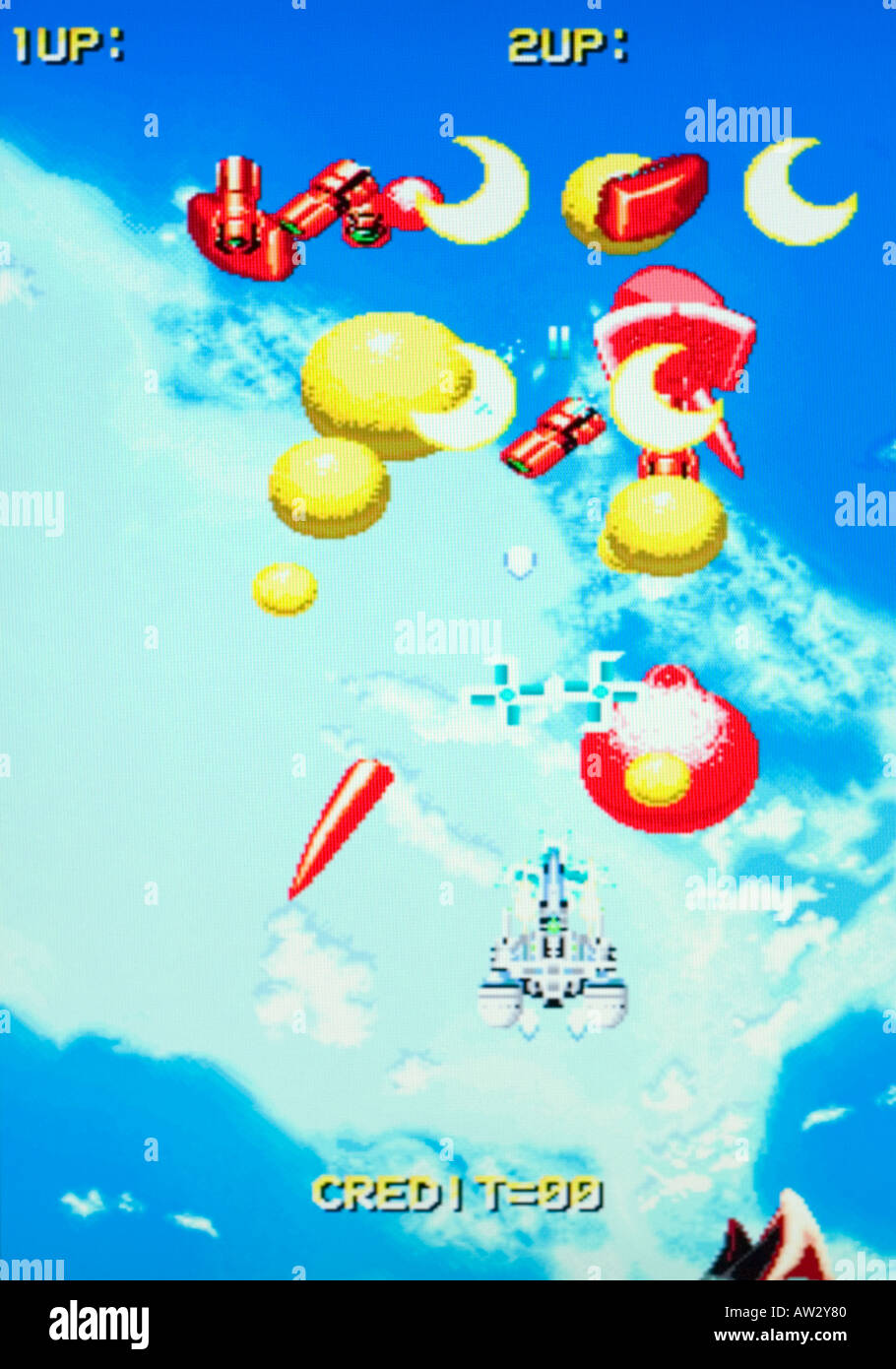 Eight Forces Tecmo 1994 Vintage arcade videogame screen shot ...