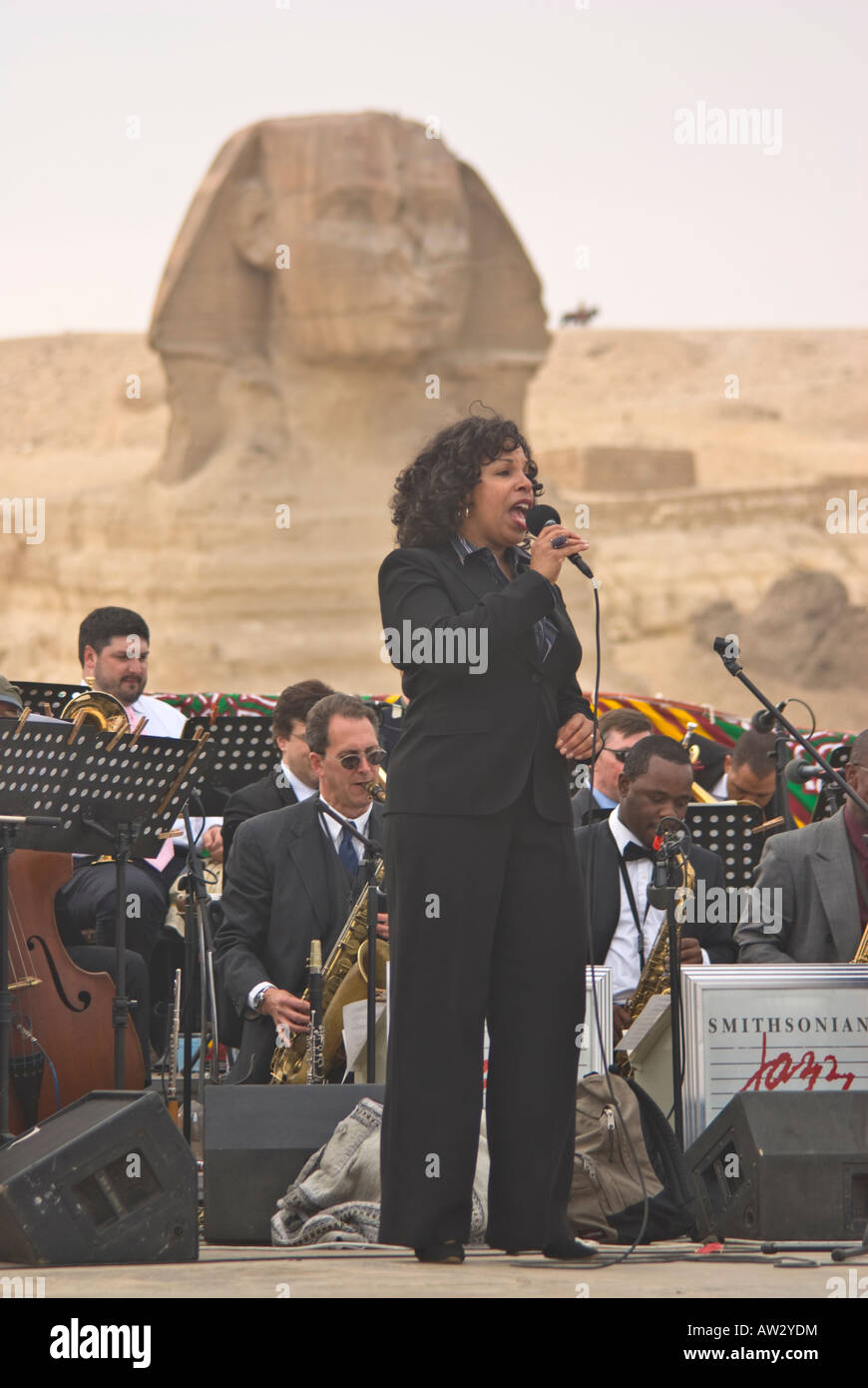 Concert at the pyramids egypt hi-res stock photography and images - Alamy
