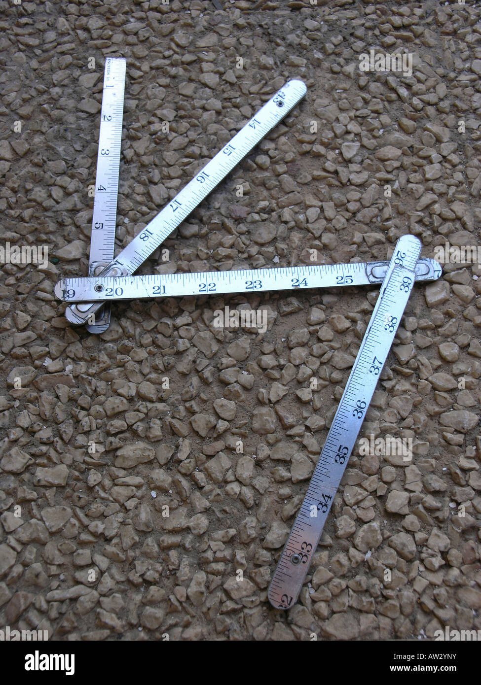 Foldable ruler hi-res stock photography and images - Alamy