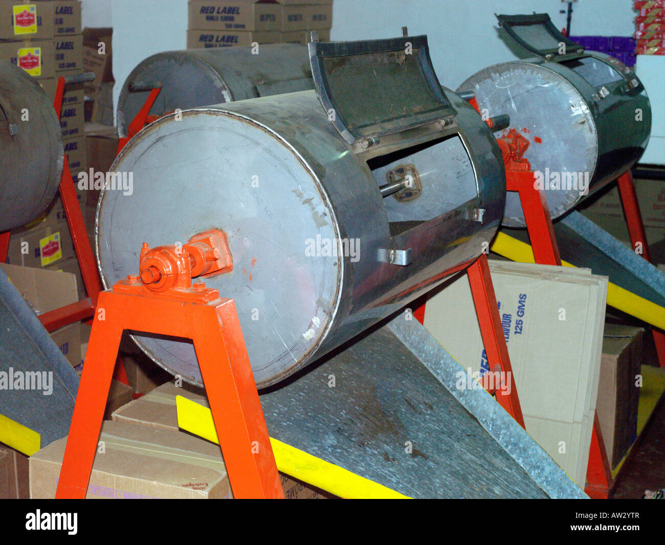 Bois Cheri Tea Factory Mauritius Machine used For Adding Flavours to ...