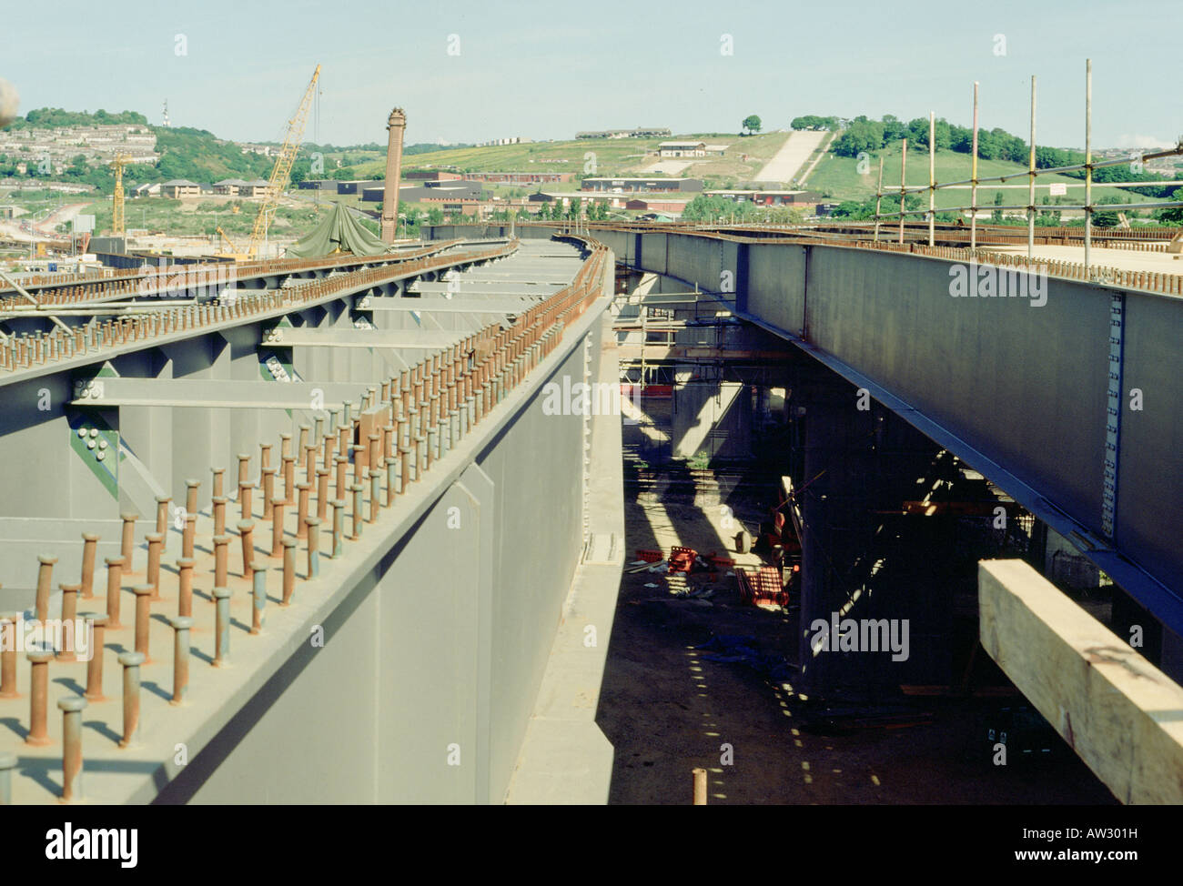 marsh mills plymouth, the steelwork Stock Photo - Alamy