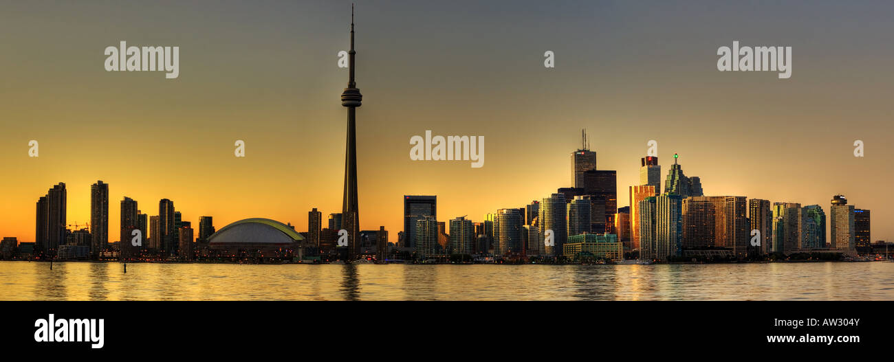 Downtown Toronto panoramic view (3 Stock Photo - Alamy