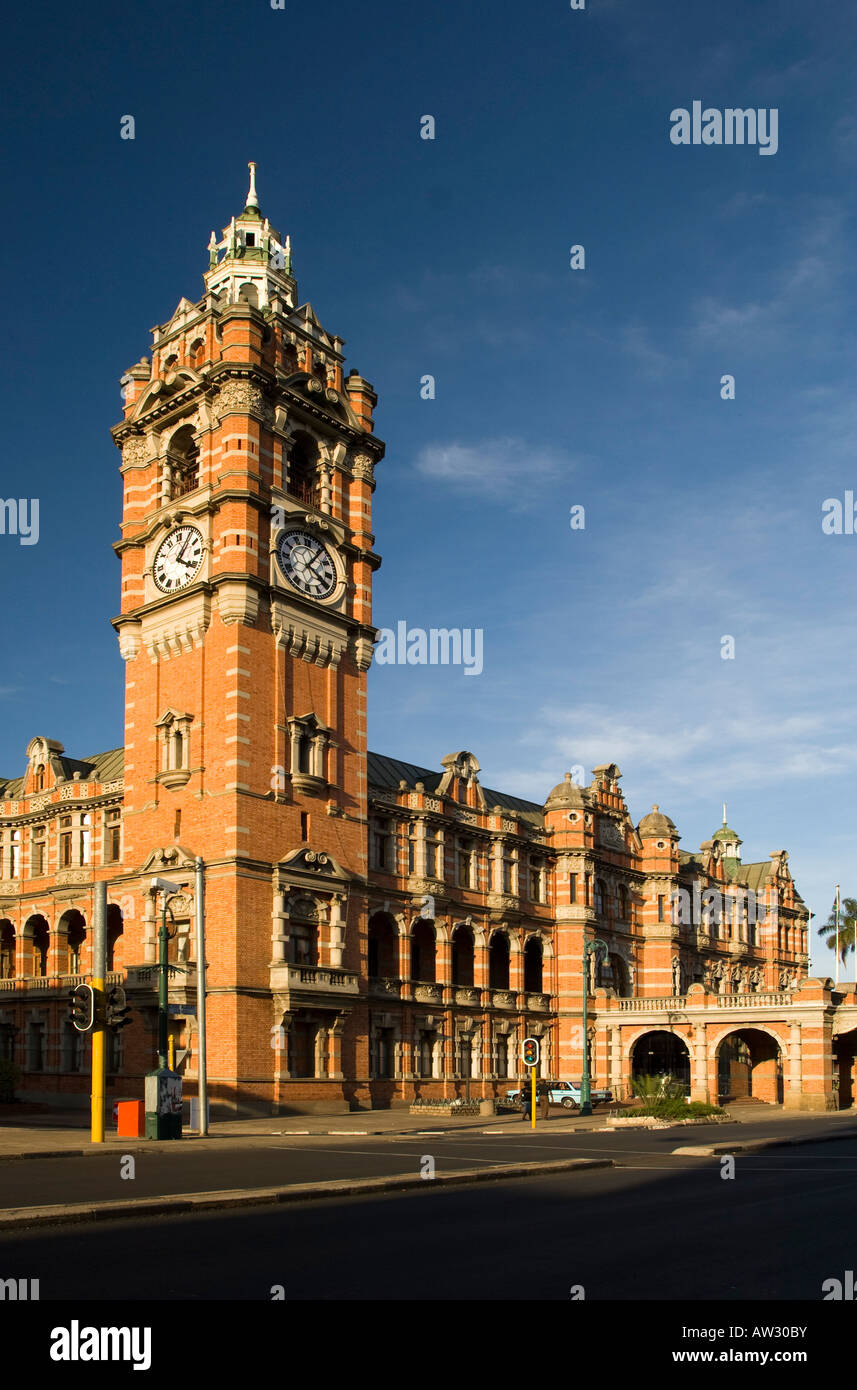 Victorian Brick City Hall in Pietermartitzburg Stock Photo - Alamy