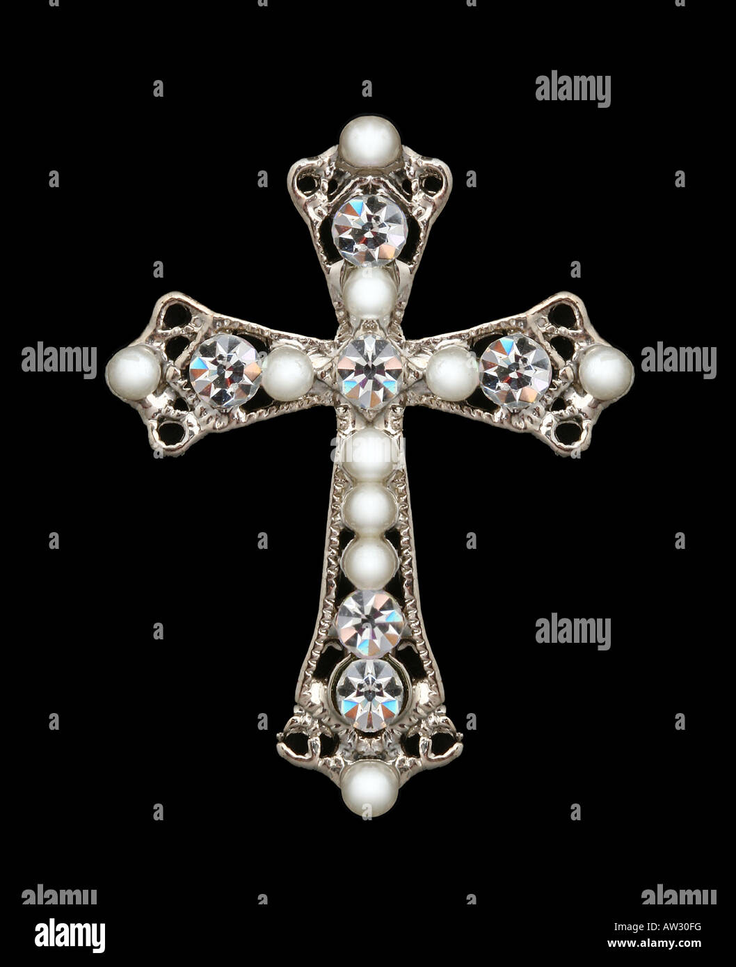 Jewelry cross hi-res stock photography and images - Alamy