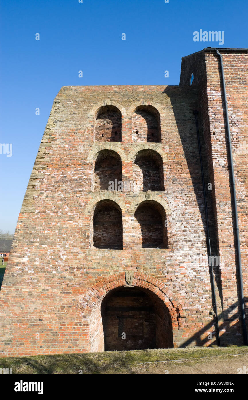 Moira Furnace, an early 19th Century iron-making blast furnace. Ashby ...
