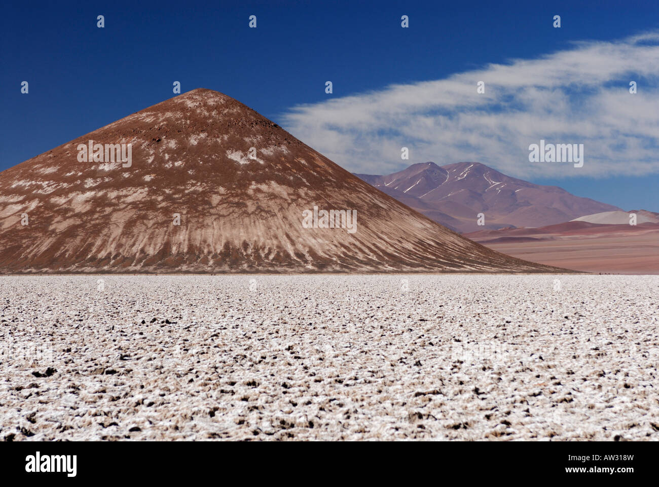 Cono de Arita, Salar de Arizaro, Tolar Grande, Province of Salta ...