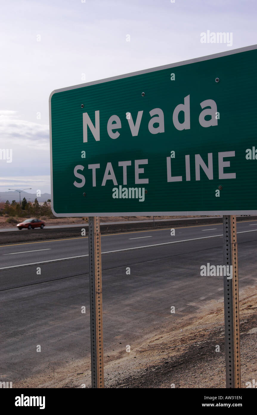 Nevada border hi-res stock photography and images - Alamy