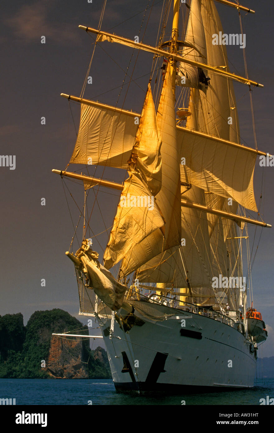 Star Flyer clipper ship, Star Flyer, clipper ship, Phang Nga Bay, Phang ...