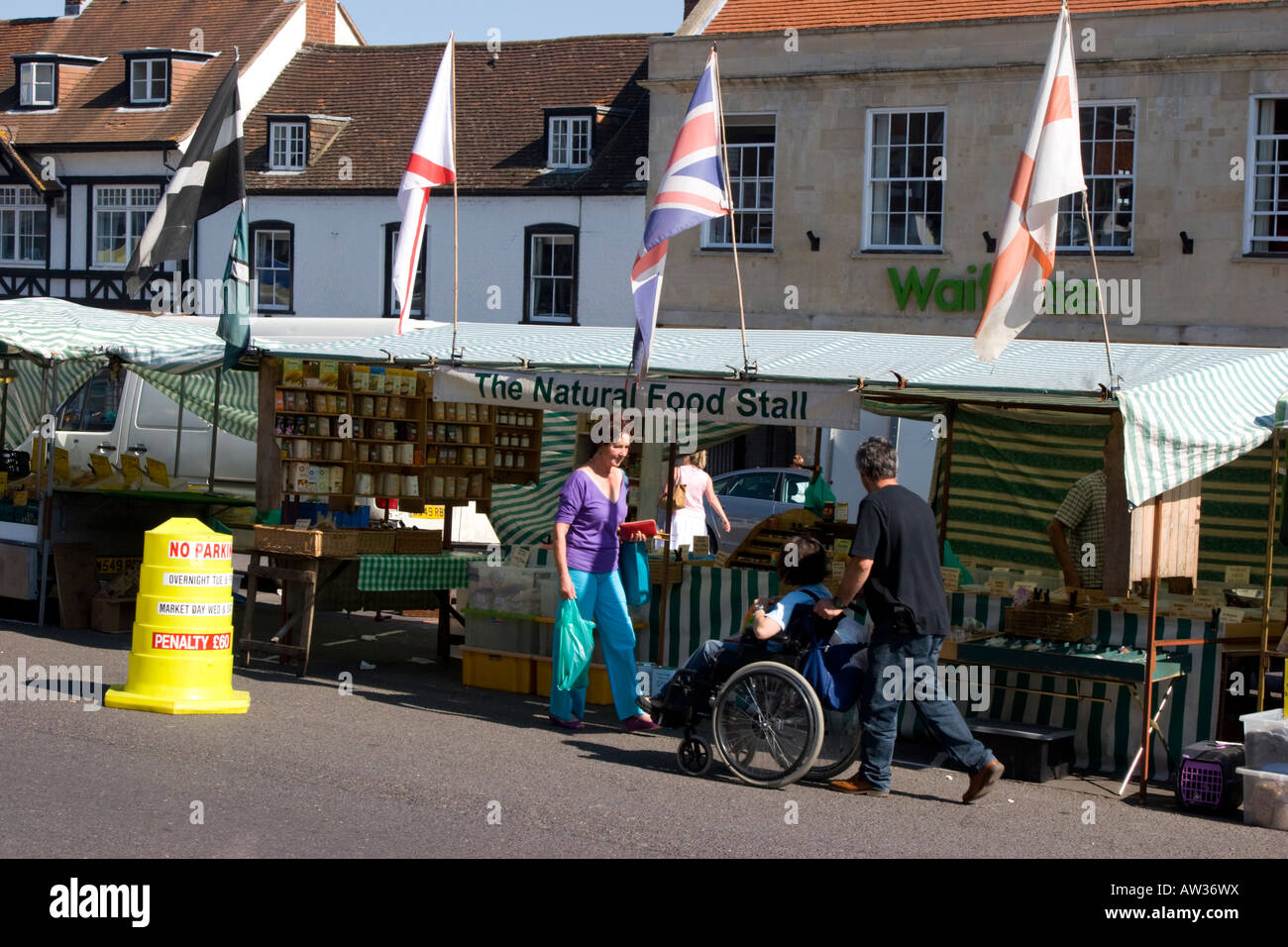 The Natural Food Stall Stock Photo - Alamy