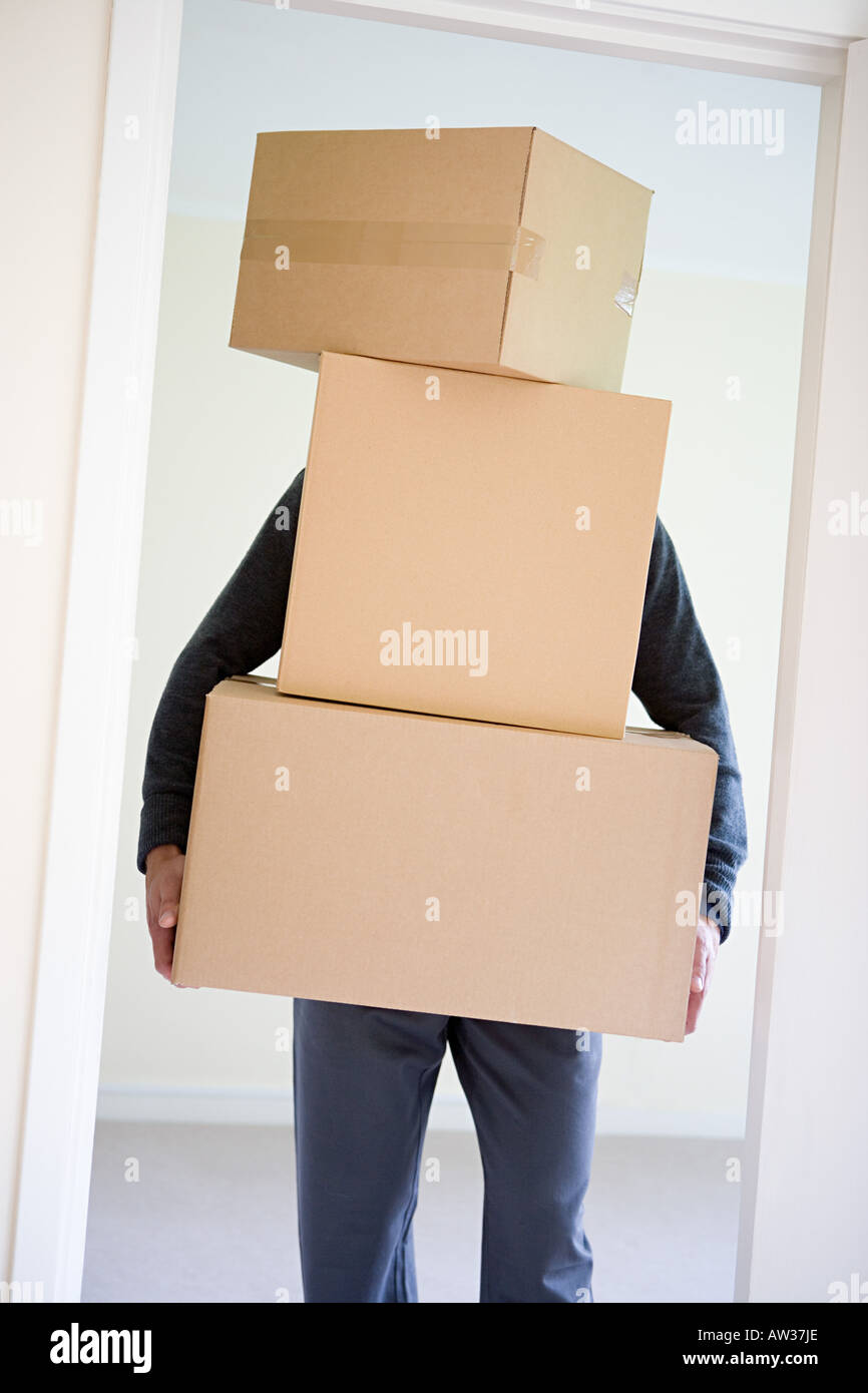 Cardboard try hi-res stock photography and images - Alamy