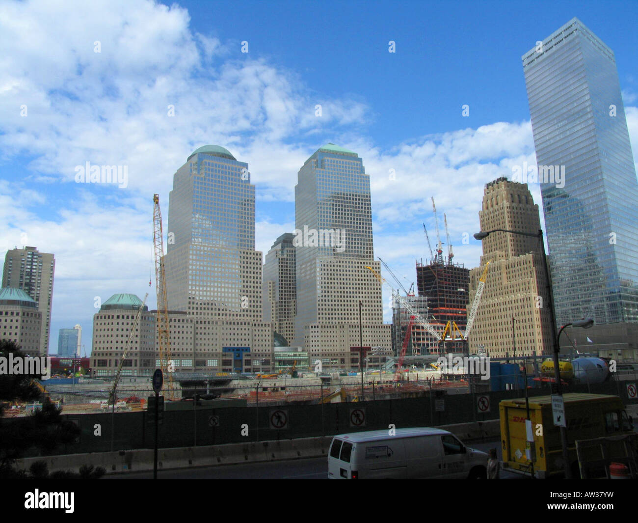 Building site of Ground Zero, USA, Manhattan, New York Stock Photo - Alamy