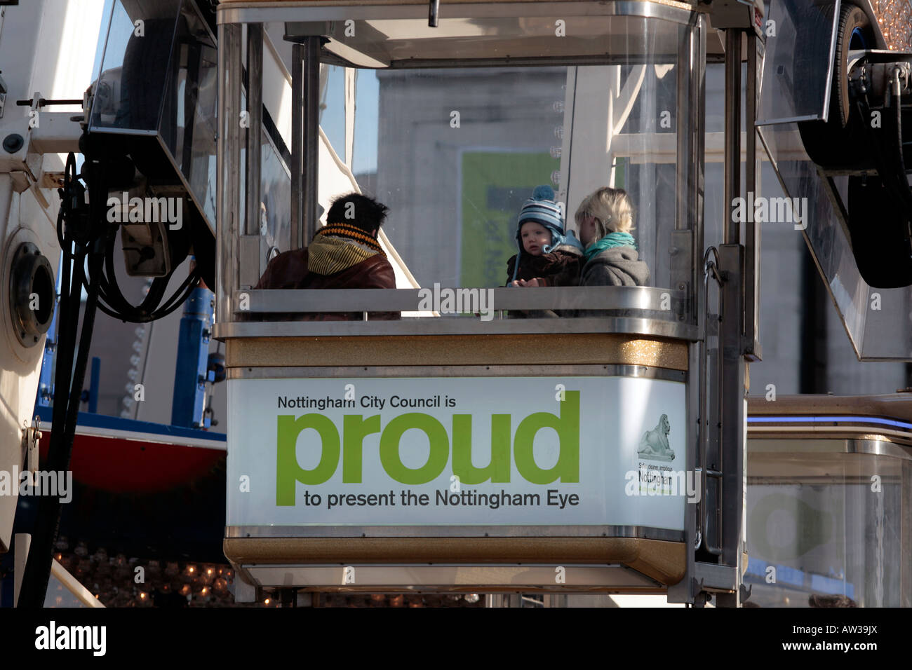 Nottingham eye wheel ride hi-res stock photography and images - Alamy