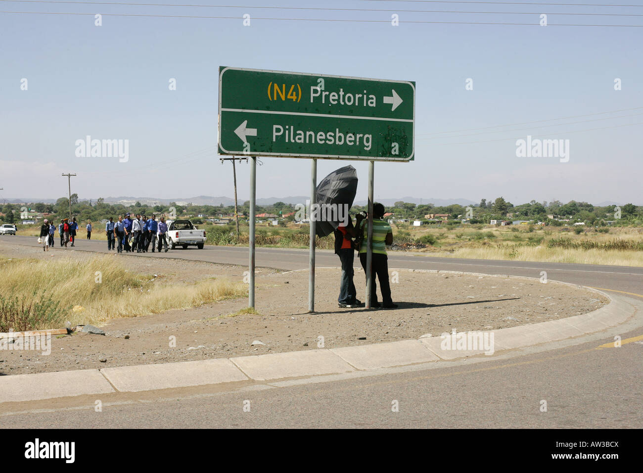 Pretoria road sign hi-res stock photography and images - Alamy