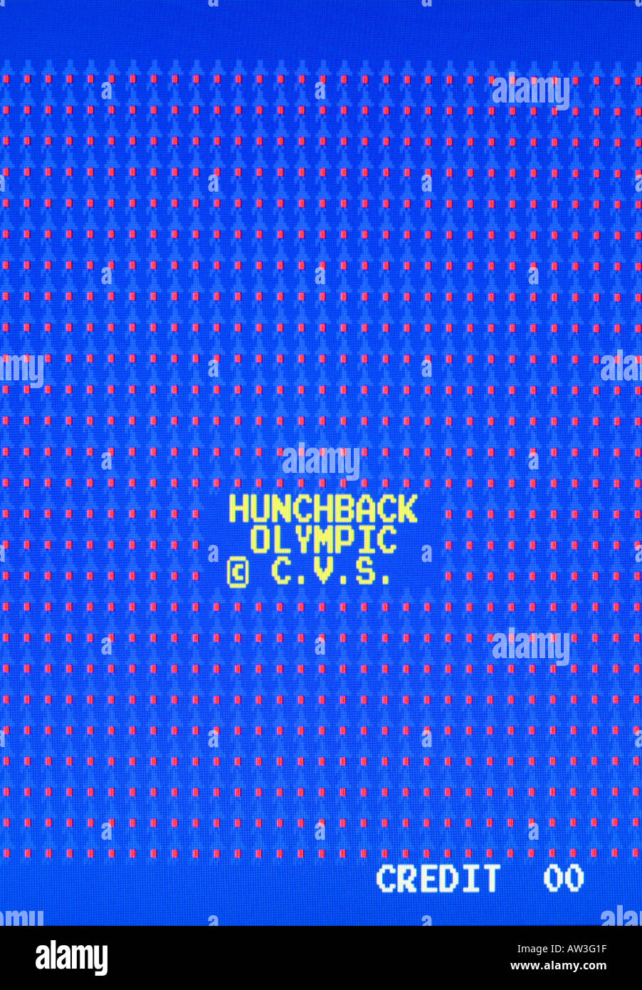 Hunchback Olympic CVS C V S 1984 Vintage arcade videogame screen shot ...