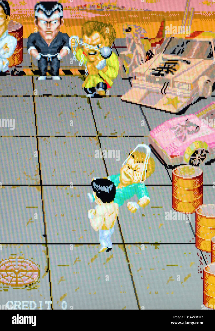 Kageki Taito 1988 Vintage arcade videogame screen shot - EDITORIAL USE ...