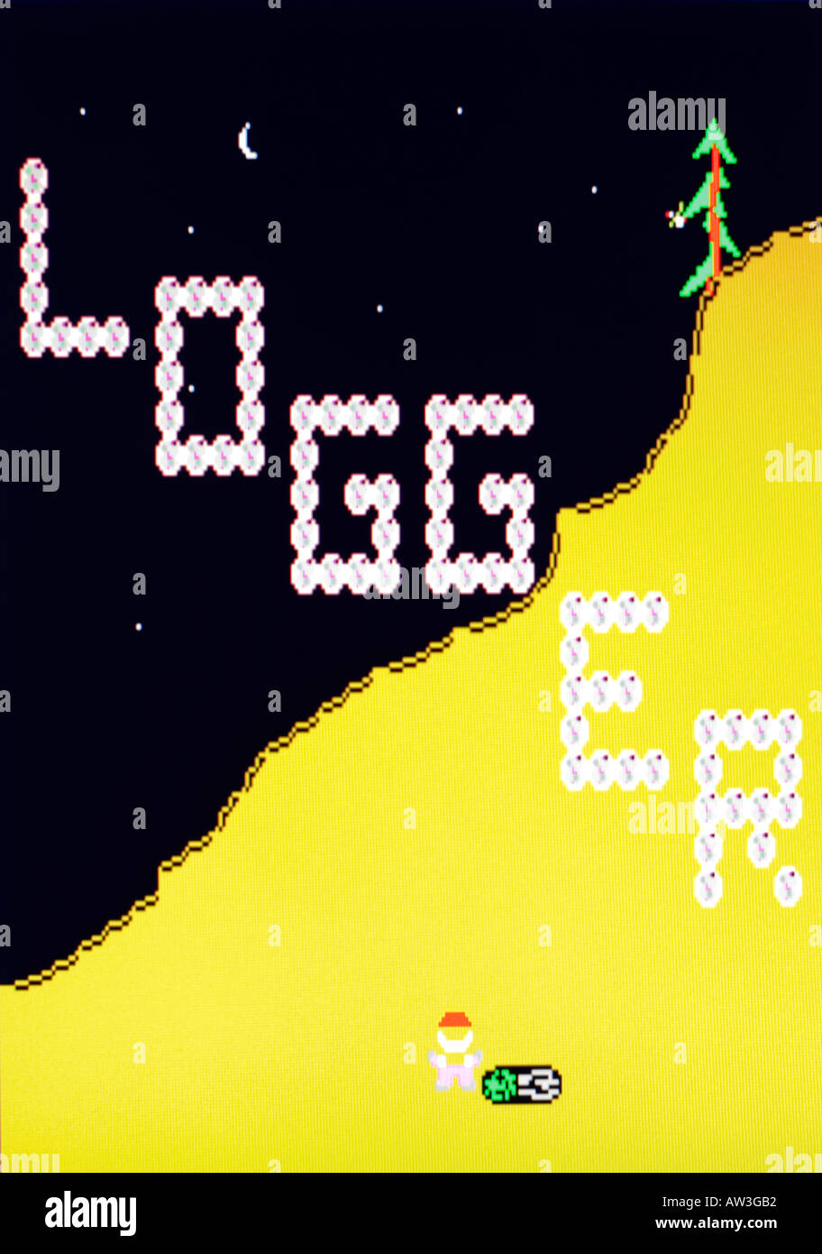 Logger Century Electronics 1982 Vintage arcade videogame screen shot ...