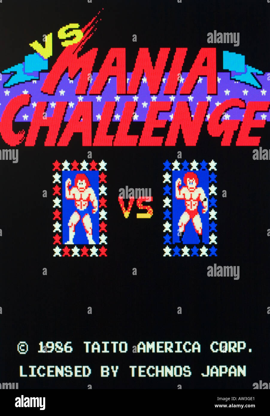 Mania Challenge Vs Taito 1986 Vintage arcade videogame screen shot ...