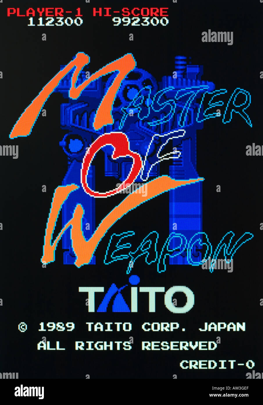 Master of Weapon Taito 1989 Vintage arcade videogame screen shot ...