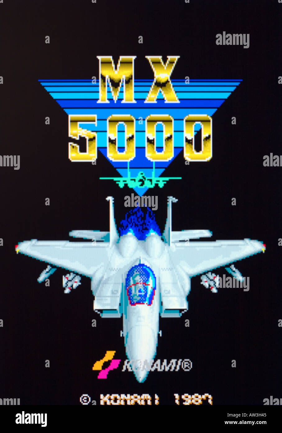 MX 500 Konami 1987 Vintage arcade videogame screen shot - EDITORIAL USE ...