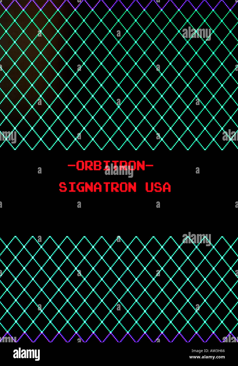 Orbitron Signatron USA 1982 Vintage arcade videogame screen shot ...