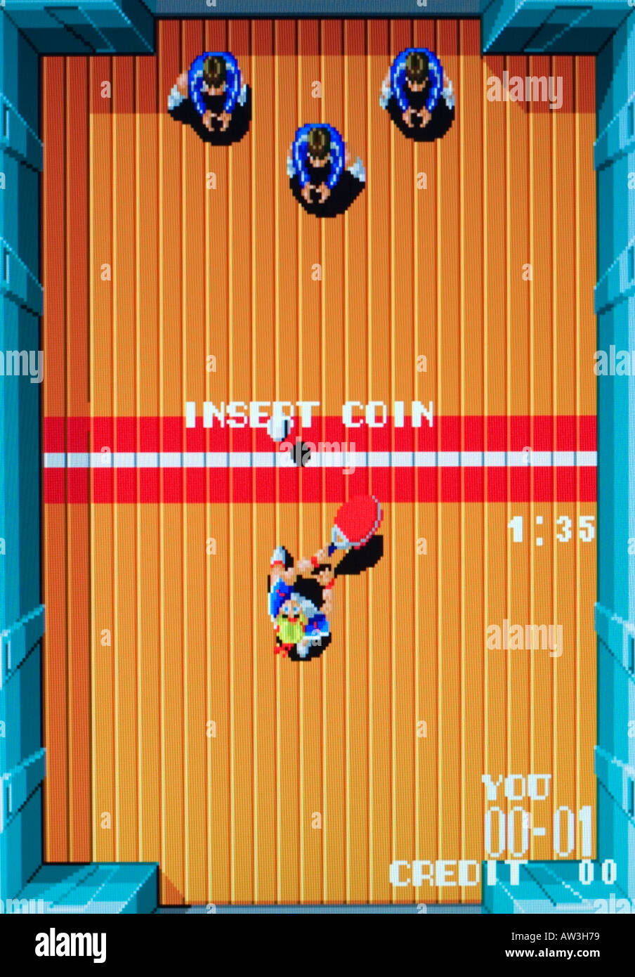 Paddle Mania SNK Corp 1988 Vintage arcade videogame screen shot ...