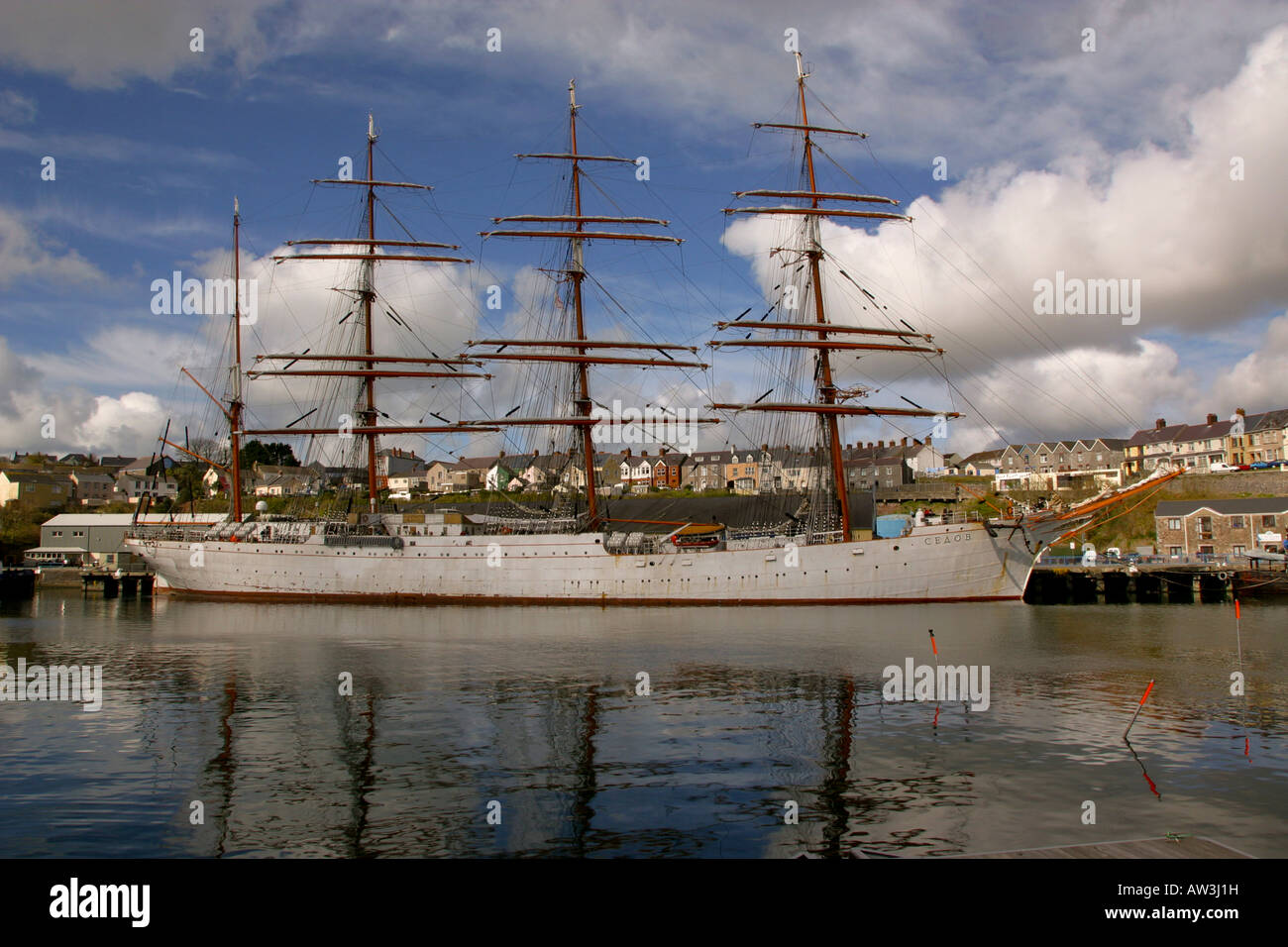Tall Ship visit to Milford Haven Pembrokeshire Wales UK. The CEAOB ...