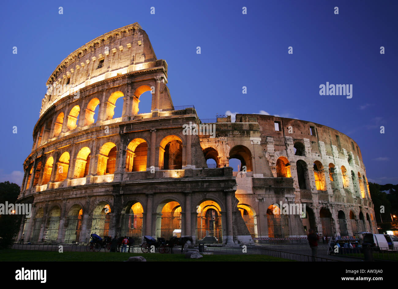 The Colosseum Rome An Iconic Italian Landmark Tourist Attraction In