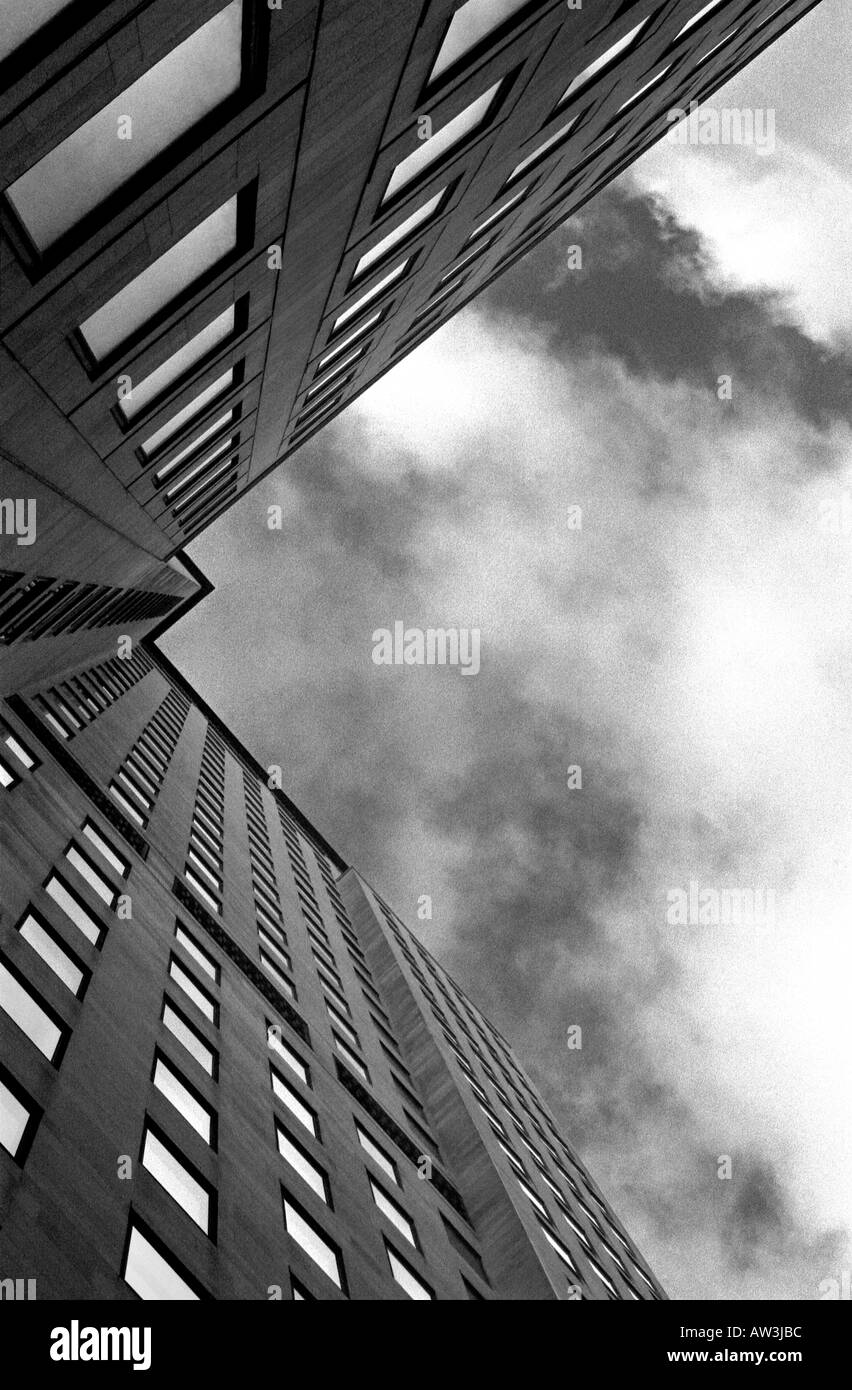 Exterior external viewpoint Black and White Stock Photos & Images - Alamy