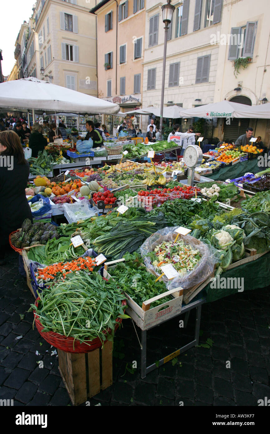 Healthy fresh fruit and vegetables on sale from this typical Italian ...