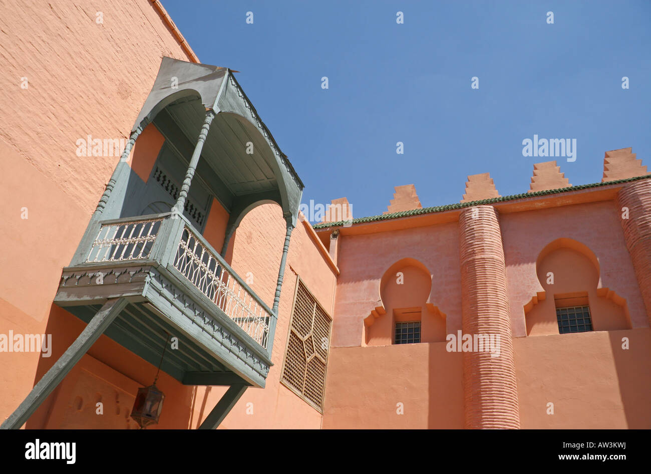 Wooden balcony wood railing hi-res stock photography and images - Alamy