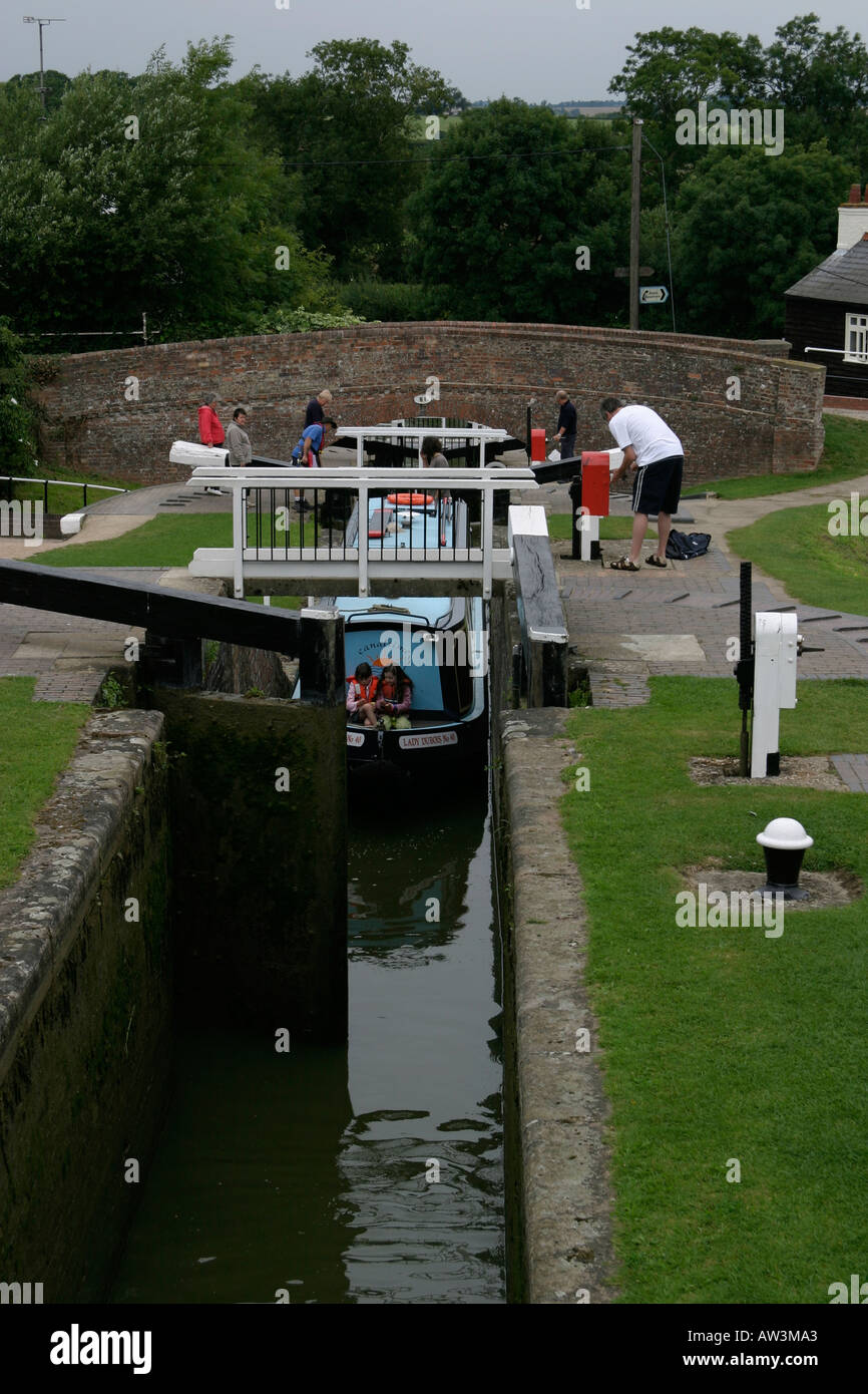 Foxton Lock Grand Union Canal Stock Photo - Alamy