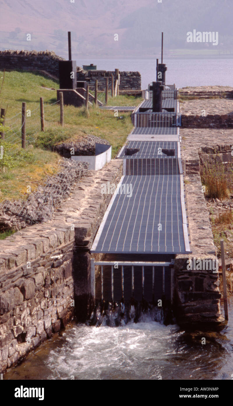 Fish pass, Ennerdale Water, Ennerdale Bridge, Lake District National ...