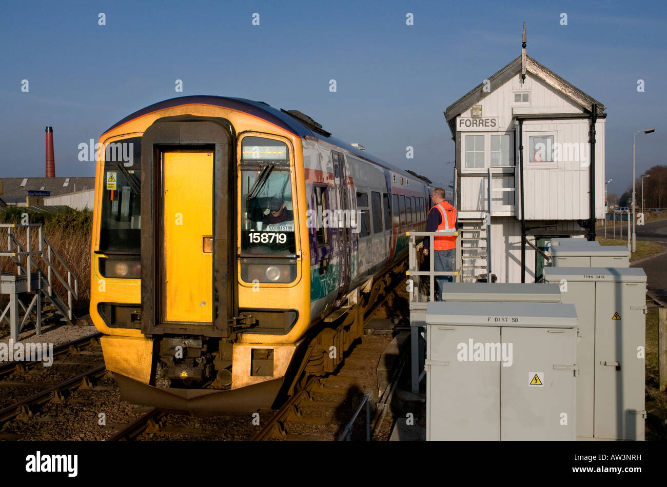First scotrail diesel passenger train hi-res stock photography and ...