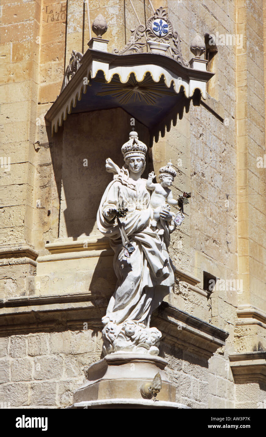 Statue in Malta Stock Photo - Alamy