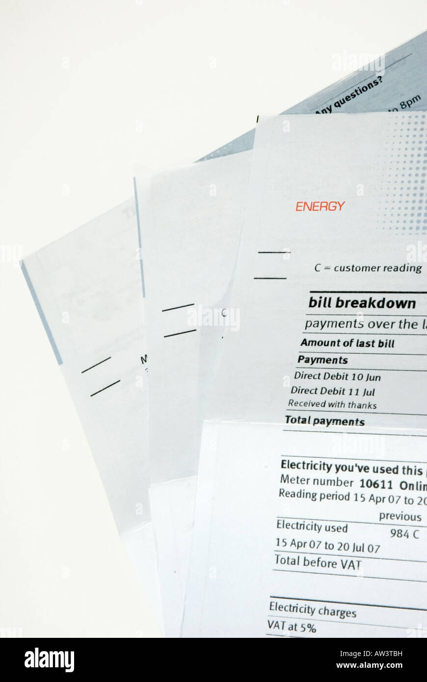 Edf energy bill hi-res stock photography and images - Alamy