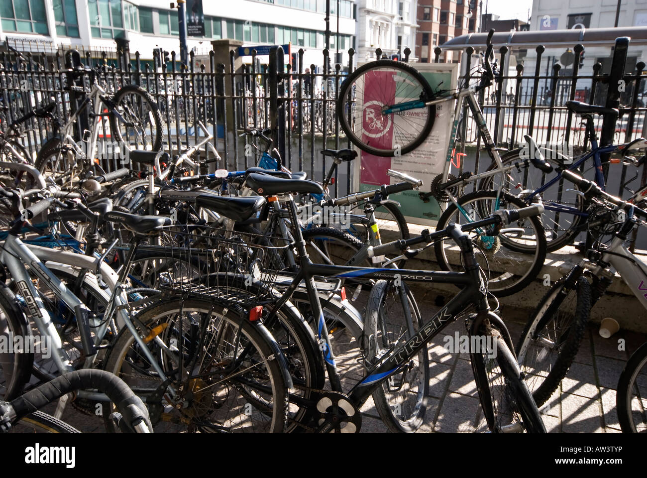 So many bikes hi-res stock photography and images - Alamy