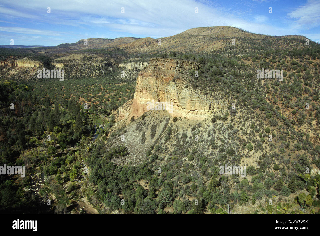Cliffs, View from Highway 88 (Apache Trail), Salt River Canyon, near ...