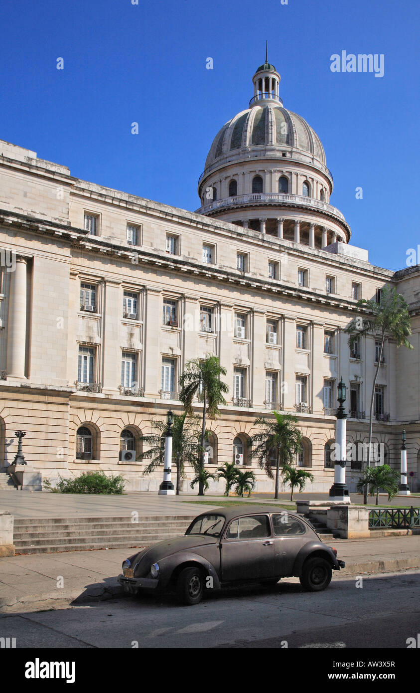 El Capitolio or the National Capitol Building in Havana Cuba was the ...