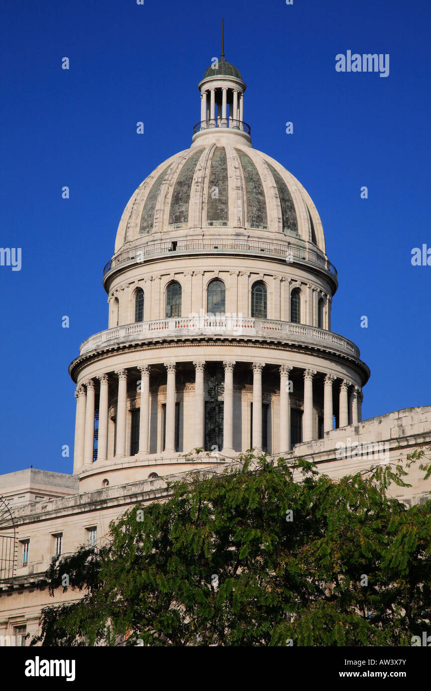 El Capitolio or the National Capitol Building in Havana Cuba was the ...