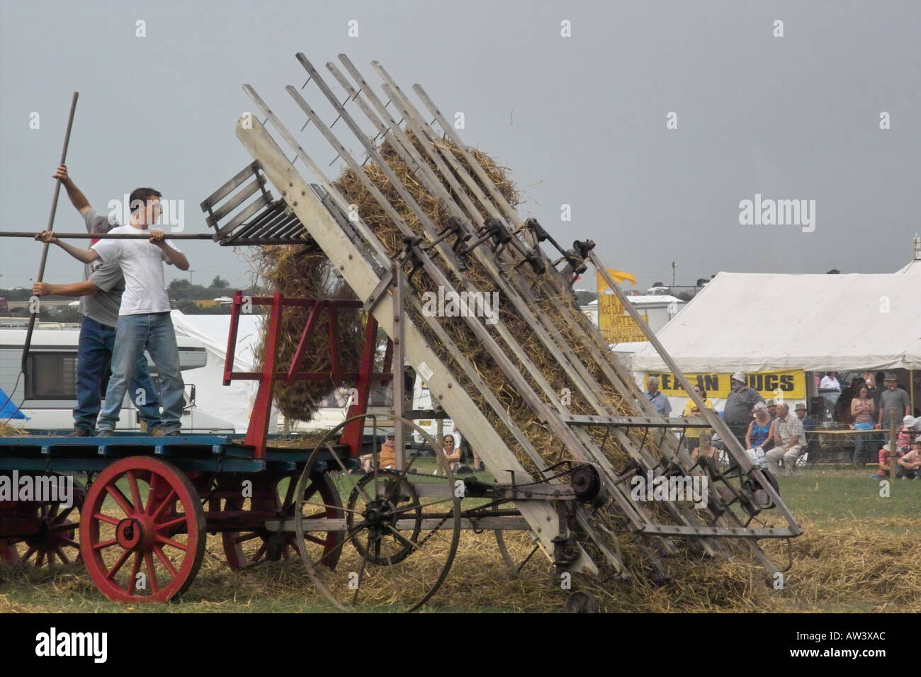 Old fashioned hay cart hi-res stock photography and images - Alamy