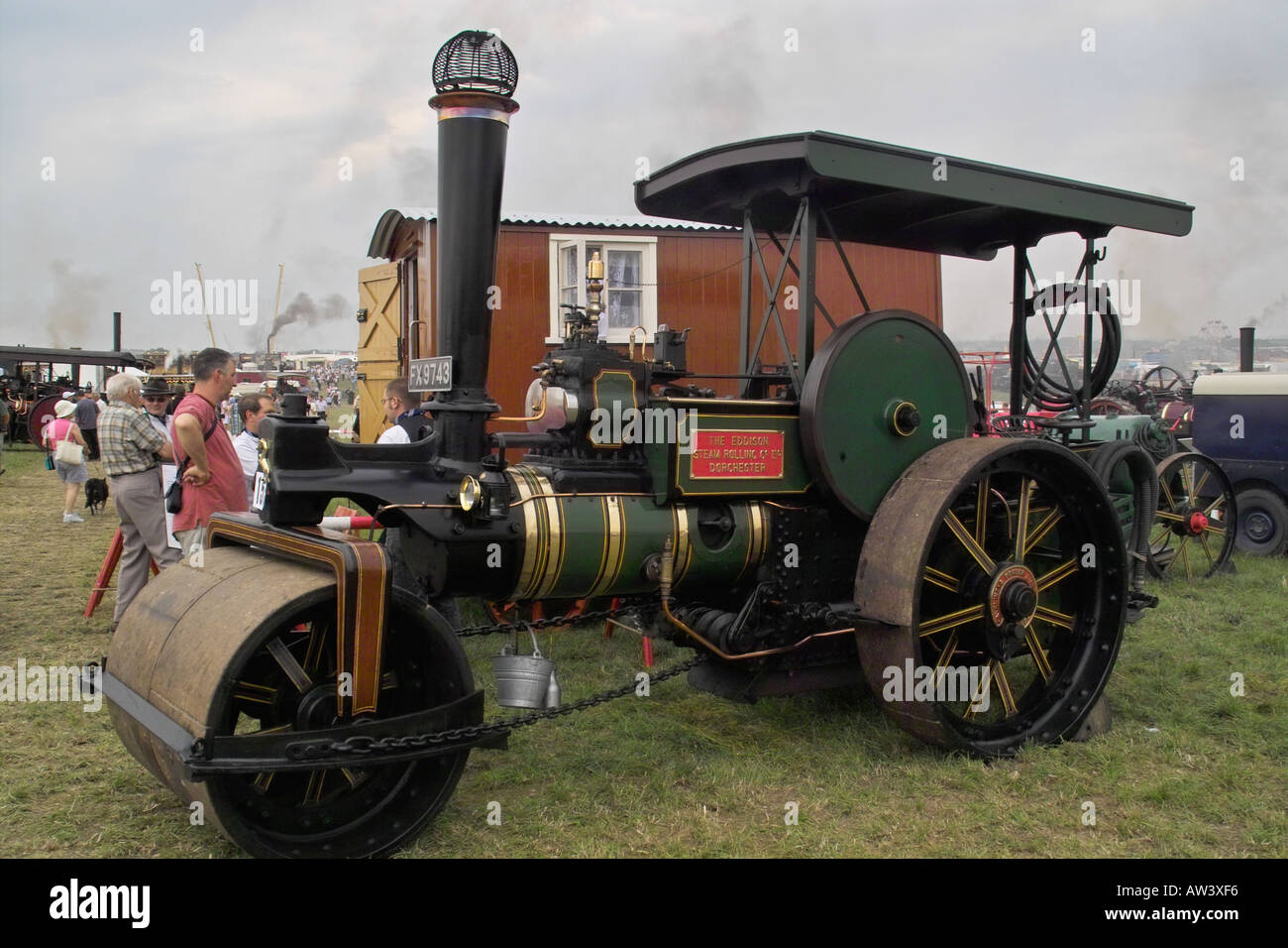 Vintage steam roller, Dorset Steam Fair, 2005 Stock Photo - Alamy