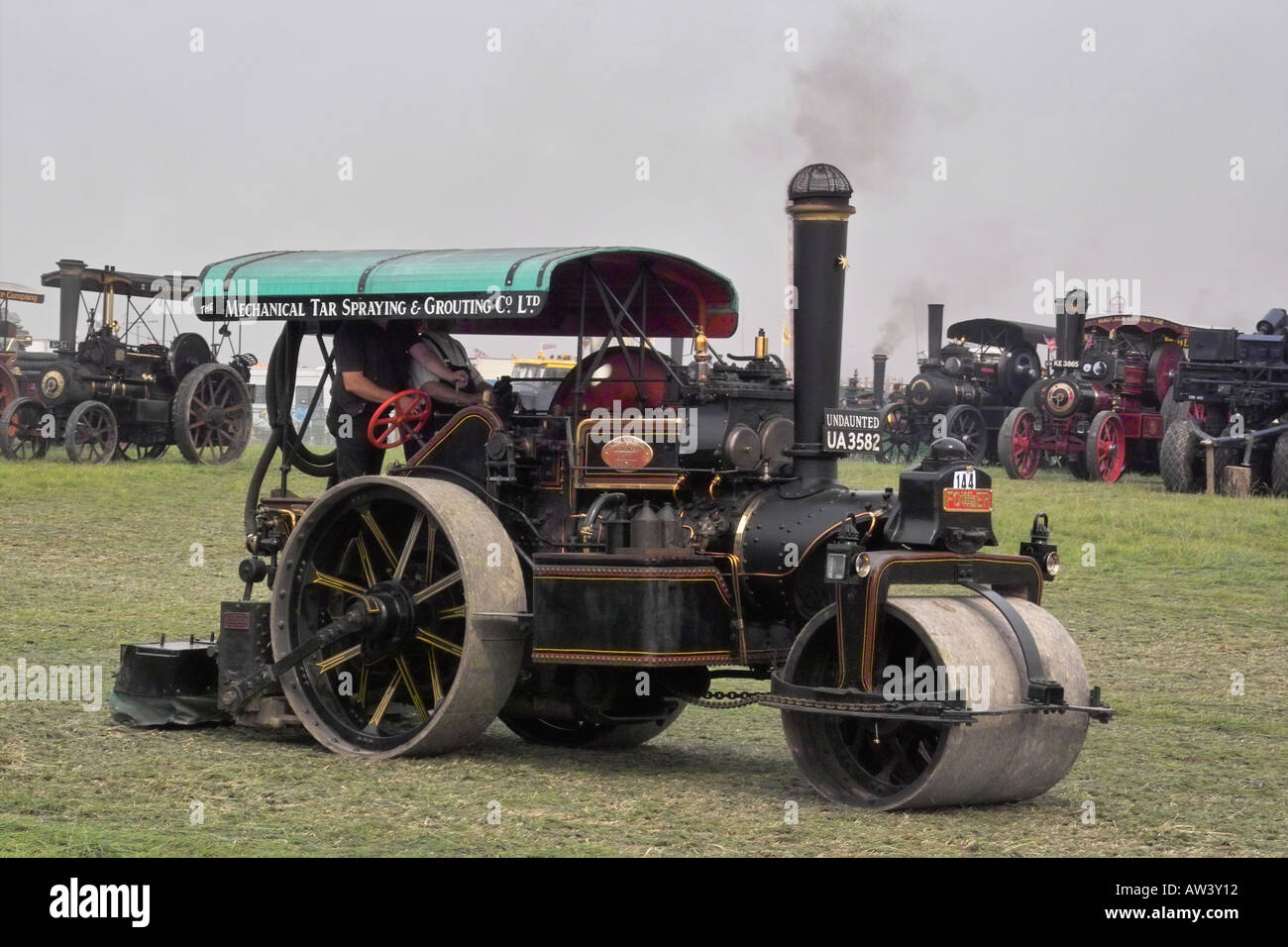 Vintage Steam Roller, Dorset Steam Fair, 2005 Stock Photo - Alamy