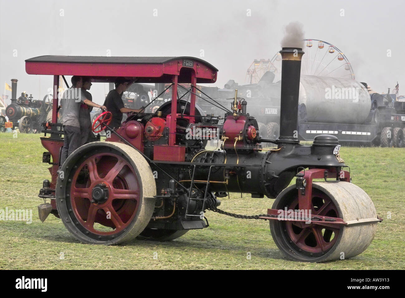 Vintage Steam Roller, Dorset Steam Fair, 2005 Stock Photo - Alamy
