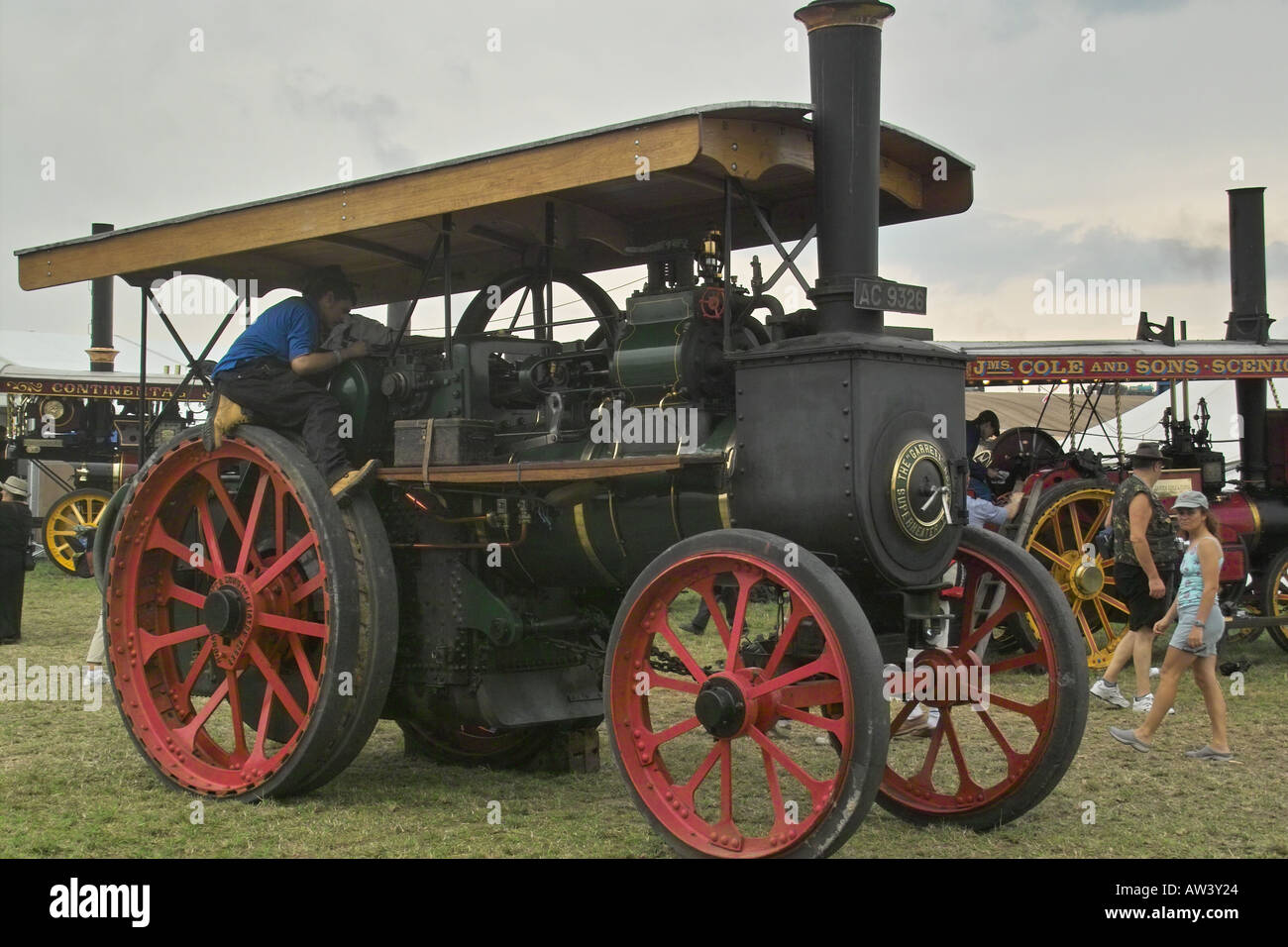 Large steam engine at Dorset Steam Fair, 2005 Stock Photo - Alamy