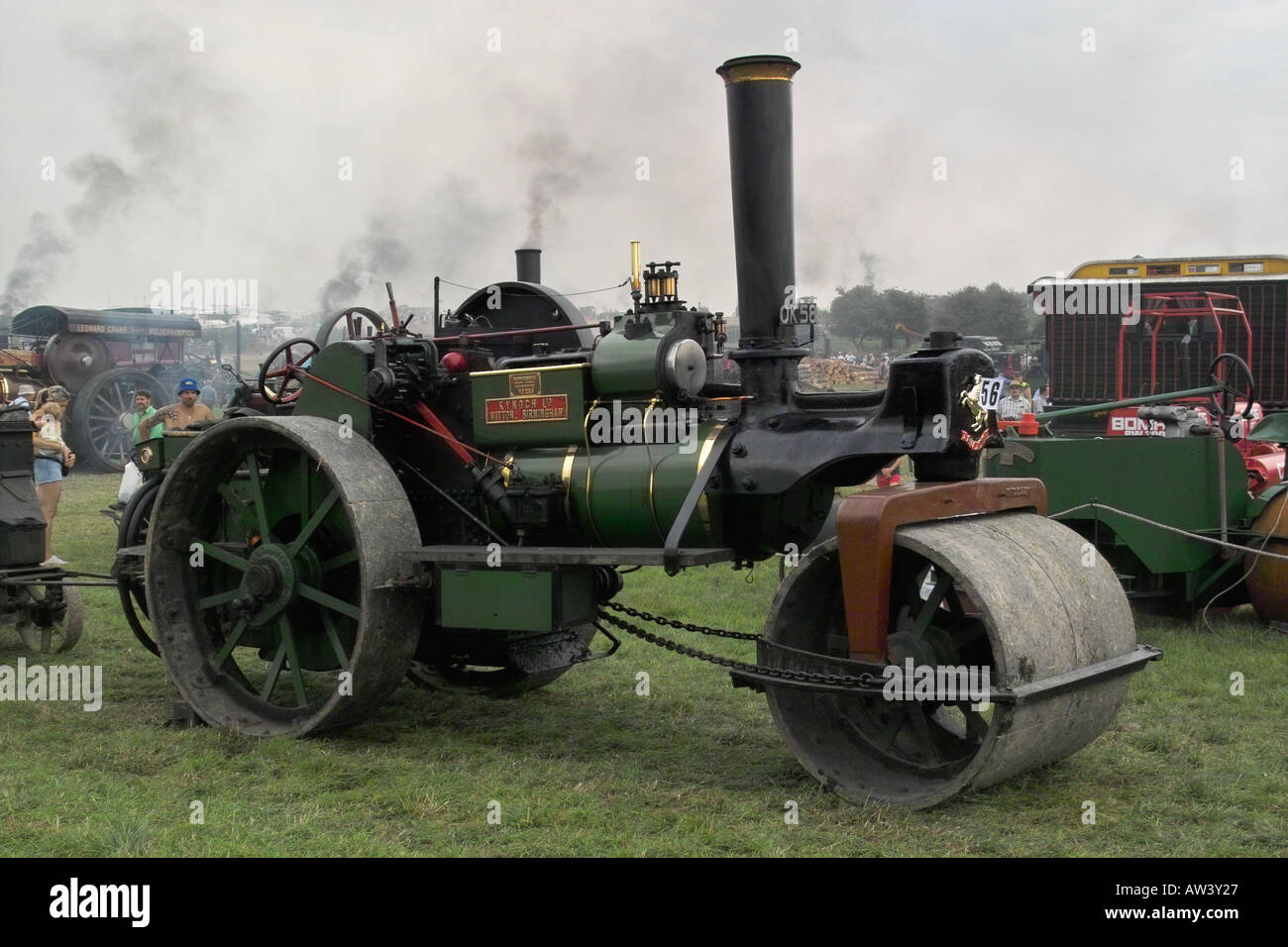 Steam engine road roller hi-res stock photography and images - Alamy