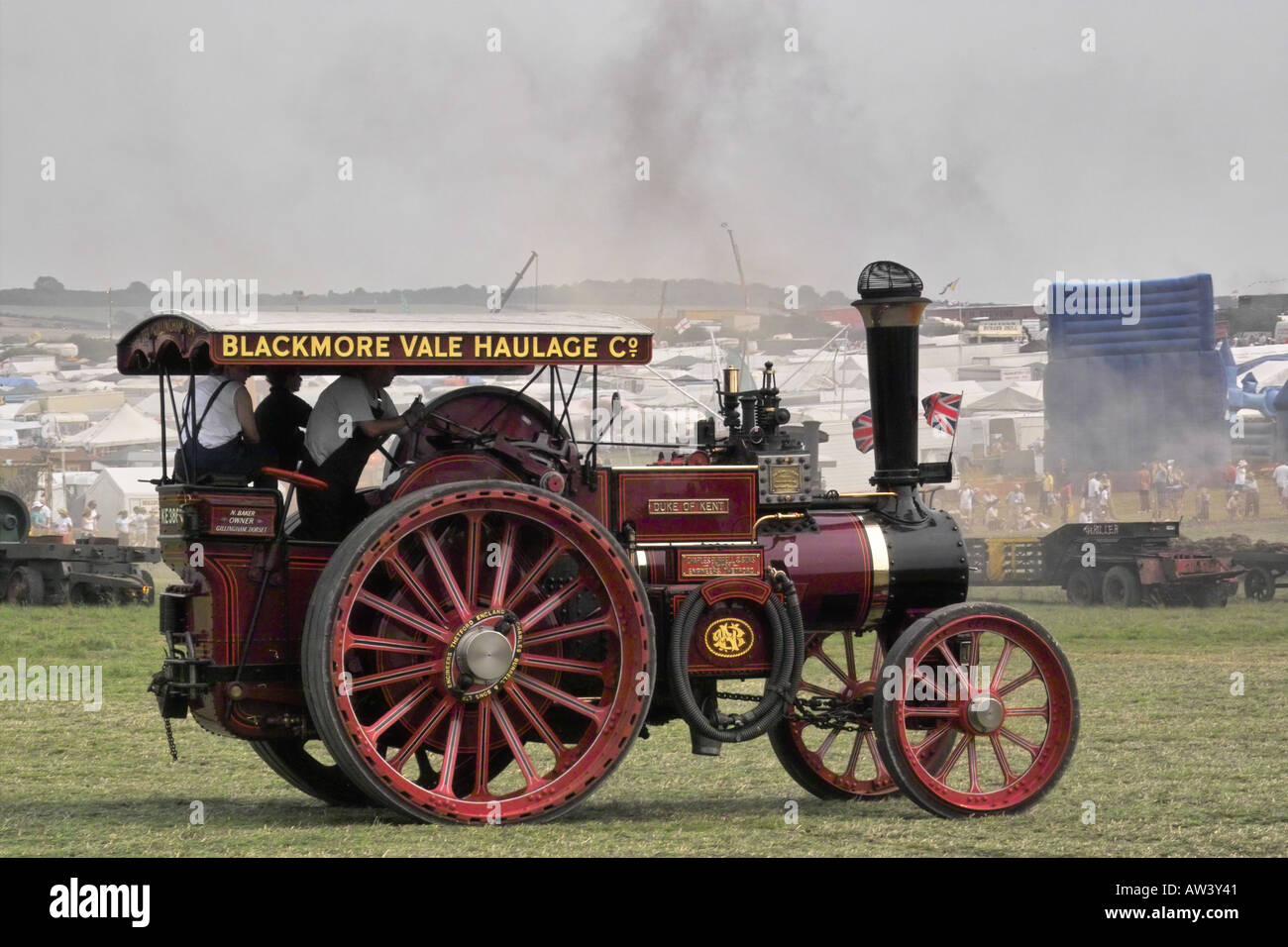 Traction Engine, Dorset Steam Fair, 2005 Stock Photo - Alamy
