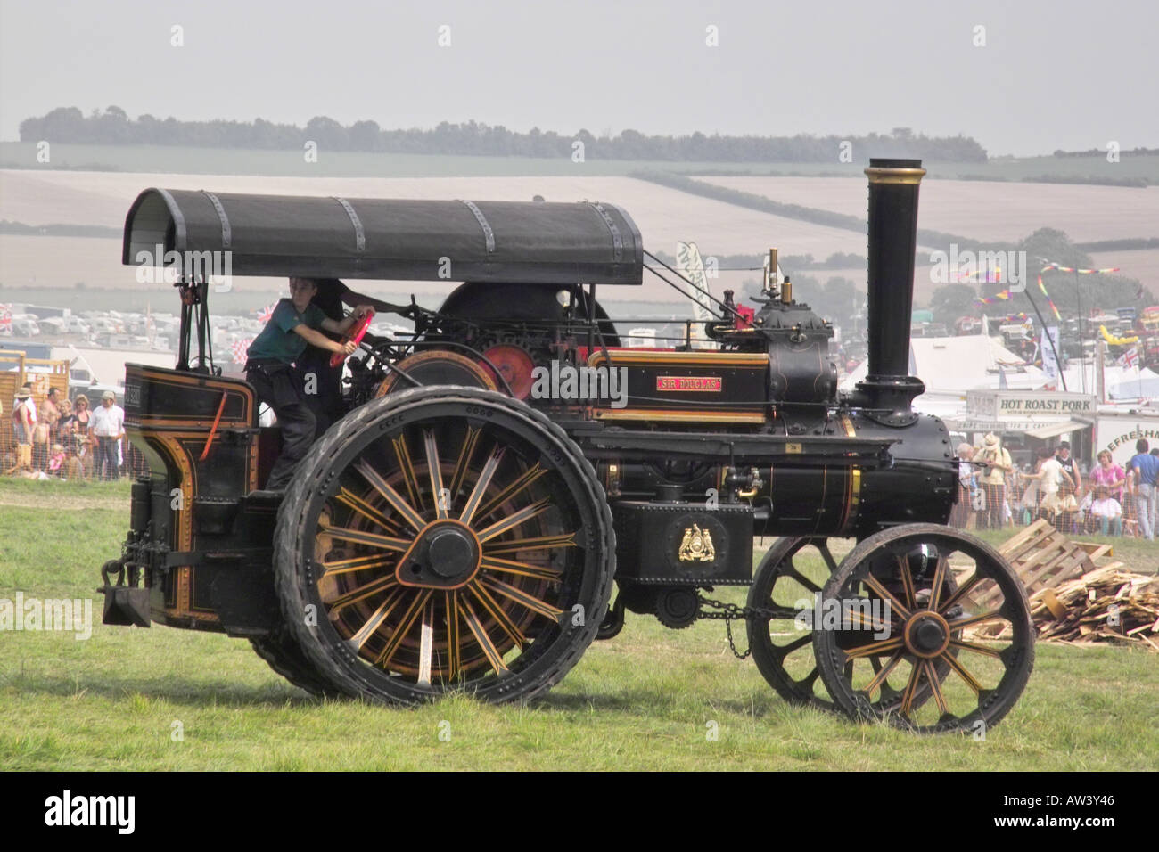 Traction Engine, Dorset Steam Fair, 2005 Stock Photo - Alamy