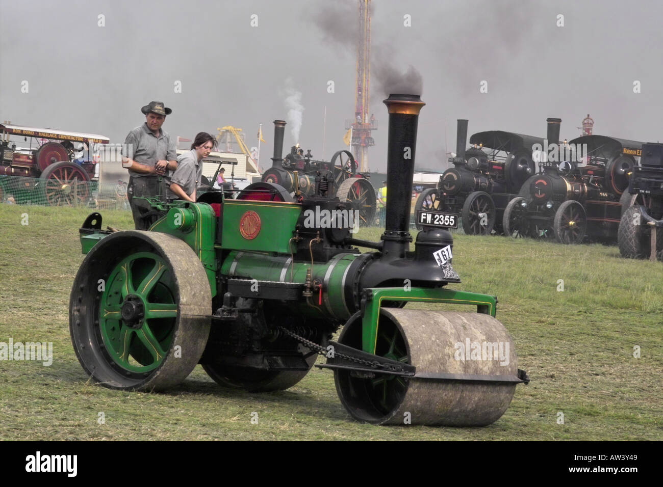 Large Steam Roller, Dorset Steam Fair, 2005 Stock Photo - Alamy
